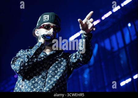 Puerto Rican singer, Armando Mora Quintero known as Mora performs at ...