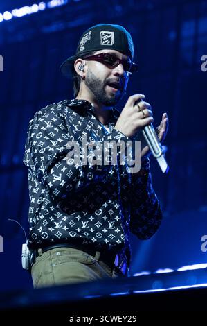 Puerto Rican singer, Armando Mora Quintero known as Mora performs at ...
