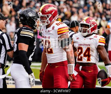 October 11, 2025: Iowa State Cyclones offensive lineman Jim Bonifas (63 ...