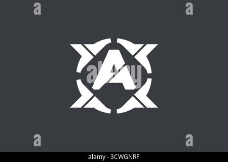 R LOGO LETTER MODERN Stock Vector Image & Art - Alamy