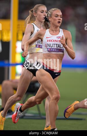Hannah Nuttall of Great Britain & NI competing in the women’s 3000m ...