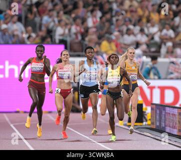 Natoya Goule-Toppin of Jamaica competing in the women’s 800m heats at ...