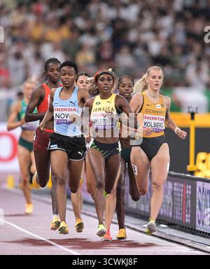 Oratile Nowe of Botswana competing in the women’s 800m semi-final at ...