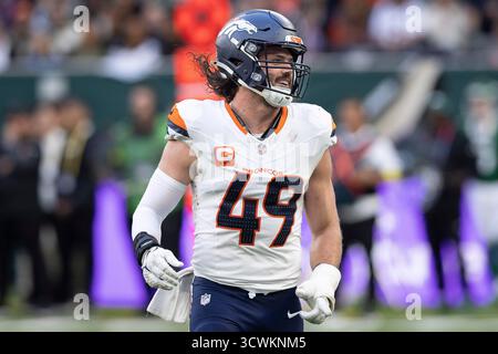 Denver Broncos linebacker Alex Singleton (49) and Denver Broncos ...