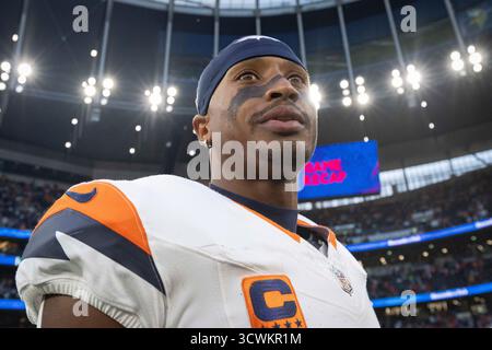 Denver Broncos wide receiver Courtland Sutton looks on against the New ...