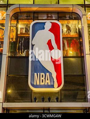 BEIJING, CHINA - OCTOBER 3, 2025 - NBA Flagship Store in Beijing, China ...