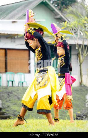 Barong jepaplok dance. This dance depicts the behavior of snakes which ...