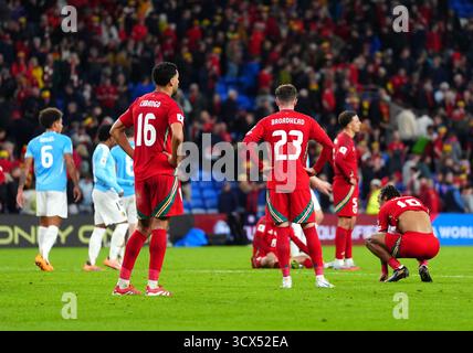 Wales players appear dejected following the Quilter Nations Series ...