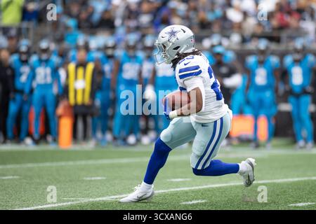 Dallas Cowboys running back Jaydon Blue (23) runs the ball and is ...