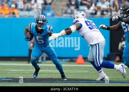 Carolina Panthers running back Rico Dowdle (5) during an NFL football ...