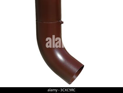 Gutter connection elbow for rainwater system Stock Photo - Alamy