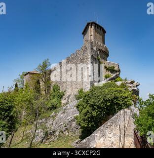 Visit to micro country San Marino Stock Photo - Alamy