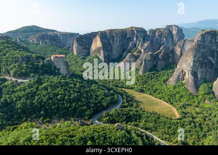 Stunning Meteora monastery in Greece. Phenomenal human achievements ...