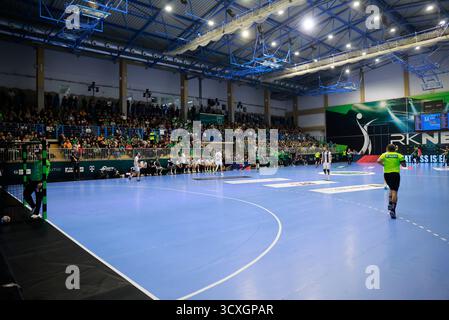 EHF European league match, group F, round 5, MRK Sesvete vs HC Vardar ...
