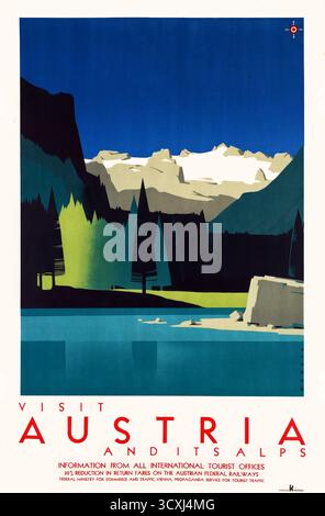 A gorgeous 1935 vintage travel poster for the Trans Australia Railway ...