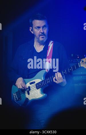 Bern, Switzerland. 14th Oct, 2025. The English band Starsailor performs ...