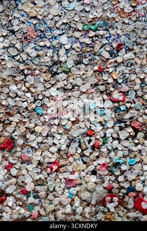 Chewing gums on red background Stock Photo - Alamy