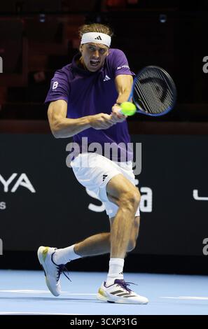Riyadh, Saudi Arabia. 15th Oct, 2025. Tennis SIX KINGS SLAM 2025 Jannik ...