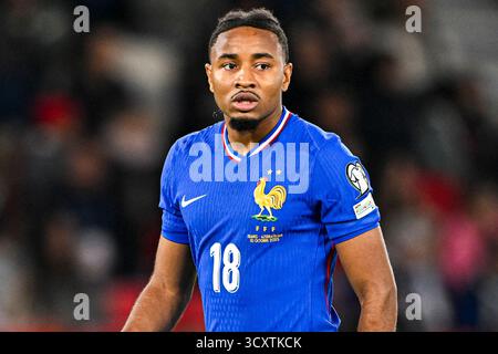 Christopher Nkunku during the 2026 World Cup qualifying football match ...