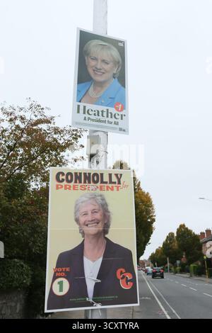 Presidential candidate Catherine Connolly during a visit to St Anne's ...