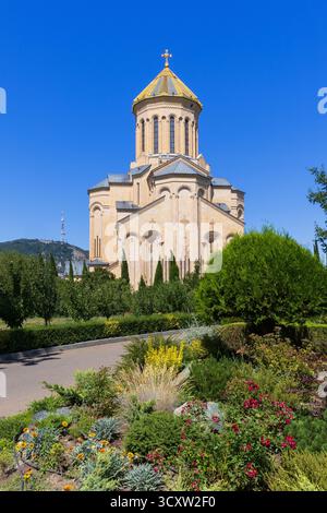 Georgia, Tbilisi. The main cathedral of the Georgian Orthodox Church ...