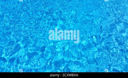 blue water in the pool with highlights. High quality photo Stock Photo ...