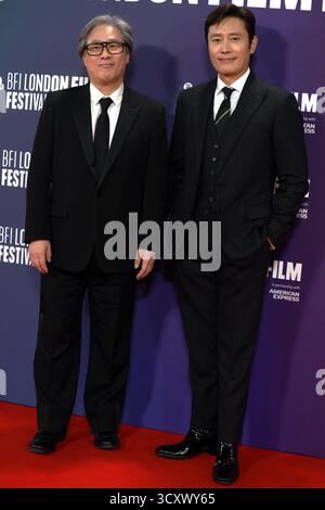 Park Chan-Wook and Lee Byung-Hun, Nov 8, 2025 : (L-R) Film director ...
