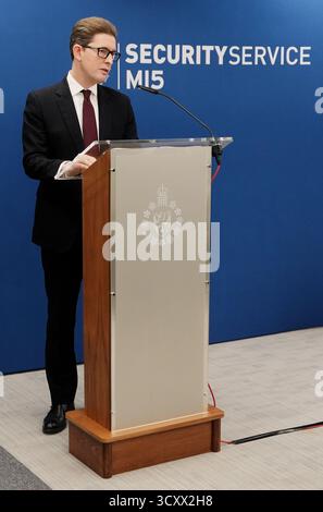 Director General of MI5 Sir Ken McCallum, delivers the annual Director ...