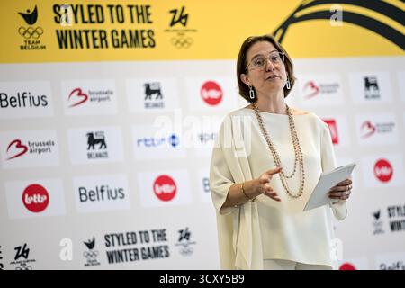 President of the Belgian Paralympic Committee Ellen Van Camp pictured ...