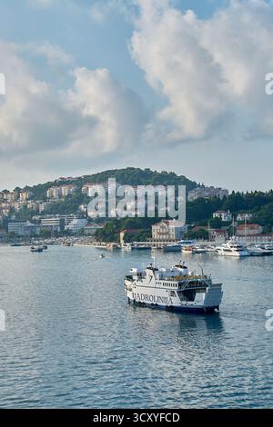 Dubrovnik. Croatia - October 16, 2025: A ferry from the Jadrolinija ...
