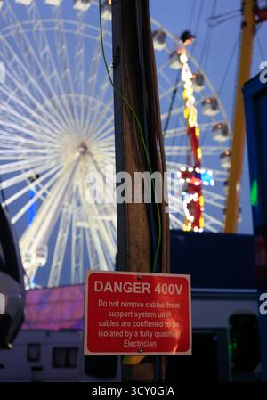 Hull Fair at dusk October 2025 Stock Photo - Alamy