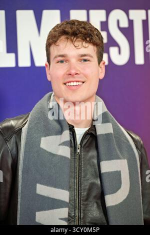 London, UK. 5 October 2025. Theo Jackson, Vikings Safety, and Myles ...