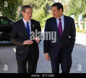 Secretary Marco Rubio meets with Israeli President Isaac Herzog in ...