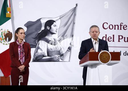 Non Exclusive: Mexico’s President Claudia Sheinbaum Pardo during the ...