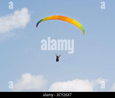 Paragliding in Bukit Bubus, Besut Terengganu. Bukit Bubus is famous for ...