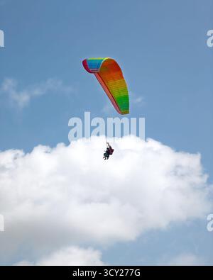Paragliding in Bukit Bubus, Besut Terengganu Stock Photo - Alamy