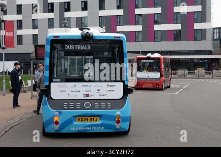 SCALE Ohmio self-driving vehicles, NEC, Birmingham, UK Stock Photo - Alamy
