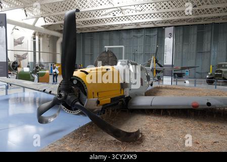 The Messerschmitt Bf 109 was a German single-seat fighter aircraft that ...