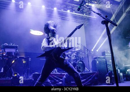 Paul Riedl of Blood Incantation performing at Floyd Live Music Venue ...