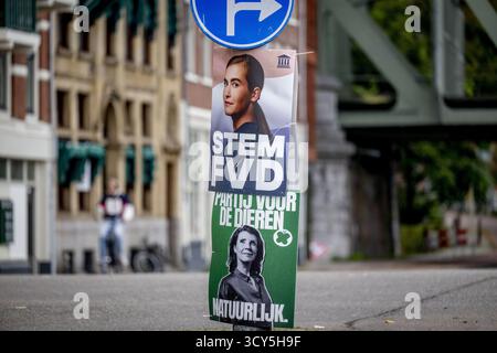 ROTTERDAM - Election posters from various political parties. The early ...
