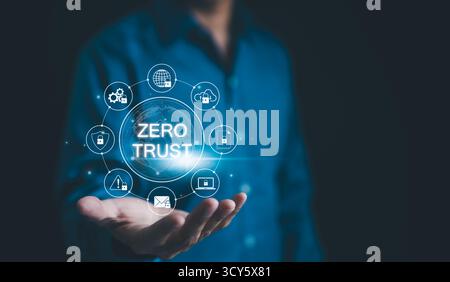 representation of cyber security, the protection of internet connected ...