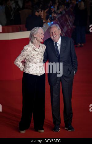 ROME, ITALY - OCTOBER 15: Lord David Puttnam and wife Lady Patsy ...