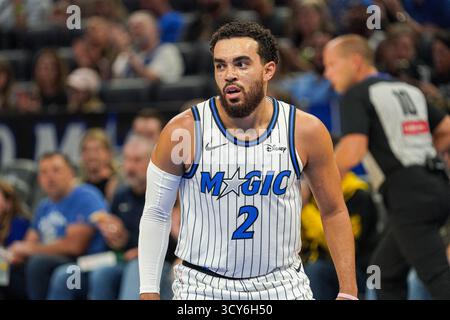 Orlando Magic guard Tyus Jones (2) talks with assistant coach Joe ...