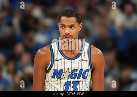 Orlando Magic guard Jett Howard (13) drives to the basket against the ...