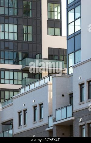 Large scale housing project with both new mid and high-rise buildings ...