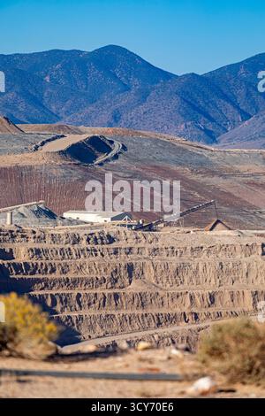 Round Mountain, Nevada - The Round Mountain Gold Mine, an open pit mine ...