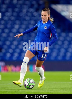 Chelsea's Nathalie Bjorn during the UEFA Women's Champions League ...