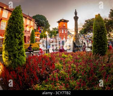 The Dutch Square (Red Square) of Melaka is located in Bandar Hilir and ...
