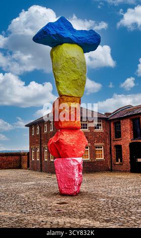 Liverpool Mountain public art on Liverpools waterfront by artist Ugo ...
