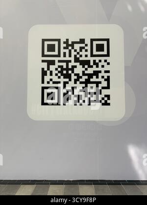 QR code two-dimensional barcode Stock Photo - Alamy